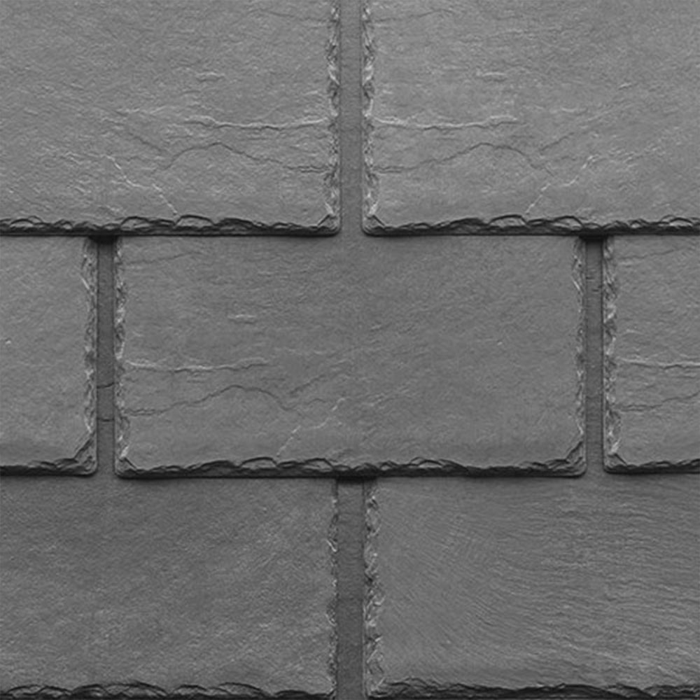 Tapco Synthetic Slate Plastic Roof Tile – Pewter Grey (804) – 25 Pack ...