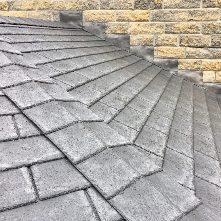 Tapco Synthetic Slate Plastic Roof Tile – Pewter Grey (804) – 25 Pack ...